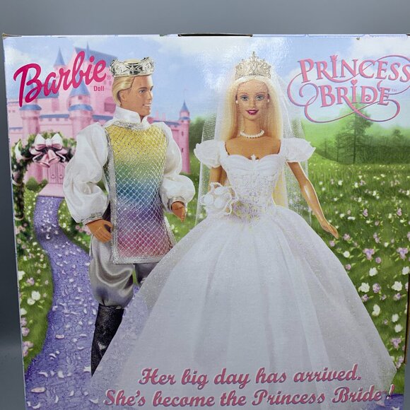 Mattel | Toys | New Barbie Princess Bride Doll 200 Mattel With White ...